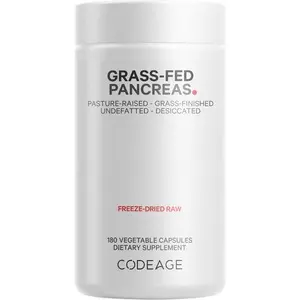 CODEAGE Grass-fed Beef Pancreas Glandular Supplement - White