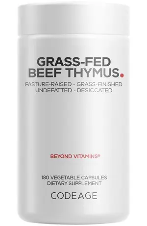 CODEAGE Grass-fed Beef Thymus Glandular Supplement - White