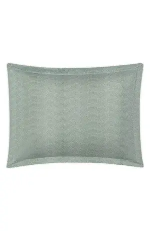 MATOUK Jasper Cotton Sateen Sham Green