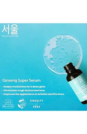 SEOUL CEUTICALS Korean Skincare Ginseng Super Serum - Clear
