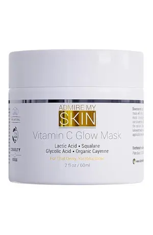 ADMIRE MY SKIN Vitamin C Glow Mask For Brighteningcontains Glycolic And Lactic Acids - Clear