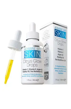 ADMIRE MY SKIN Citrus Glow Drops Vitamin C Facial Oil - Clear