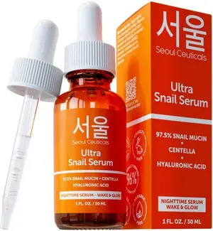SEOUL CEUTICALS Korean Skincare Ultra Snail Serum - Clear