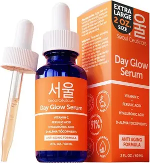 SEOUL CEUTICALS Korean Skincare Day Glow Vitamin C Serum K Beauty Skincare - Clear