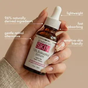 ADMIRE MY SKIN 15% Bakuchiol Serum Natural Retinol Alternative - Clear
