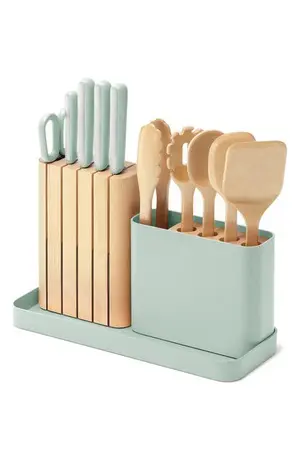 CARAWAY 14-piece Knife & Utensils Prep Set - Mist