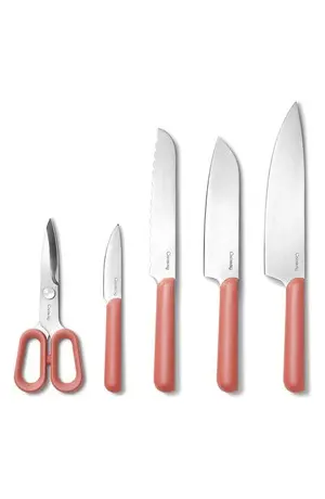 CARAWAY 14-piece Knife & Utensils Prep Set - Perracotta