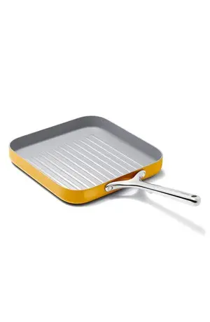 CARAWAY 11" Ceramic Nonstick Square Grill Pan - Marigold