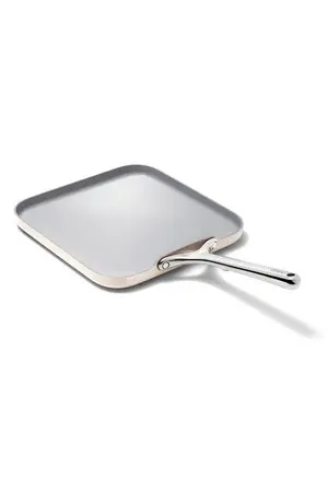 CARAWAY 11" Ceramic Nonstick Square Griddle - Cream