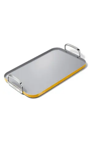 CARAWAY Ceramic Nonstick Double Burner Griddle - Marigold