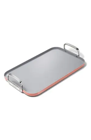 CARAWAY Ceramic Nonstick Double Burner Griddle - Terracotta