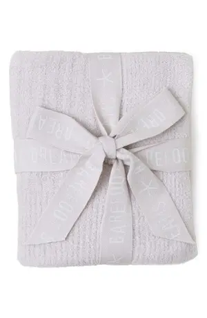 Barefoot Dreams Cozychic™ Lite® Ribbed Blanket Almond