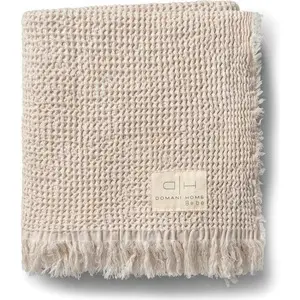 DOMANI HOME Waffle Muslin Baby Blanket - Cream