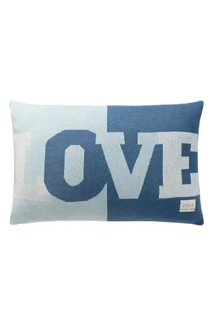 DOMANI HOME Love Accent Pillow - Blue