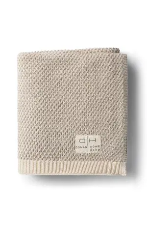DOMANI HOME Brunello Baby Blanket - Linen Sand