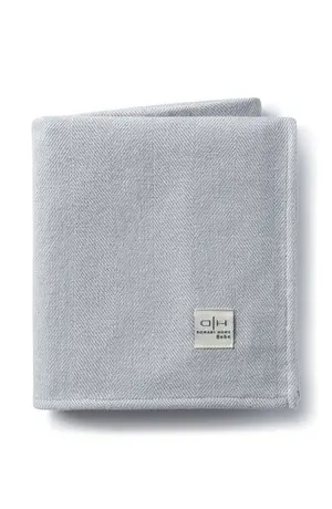 DOMANI HOME Chevron Baby Blanket - Cadet