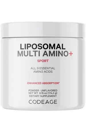 CODEAGE Liposomal Multi Amino+ Bcaa Powder Supplement - White