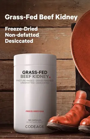 CODEAGE Grass-fed Beef Kidney Glandular Supplement