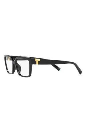 Tiffany & Co. 53mm Rectangular Eyeglasses - Black