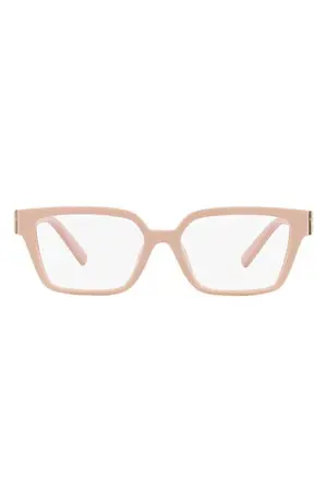 Tiffany & Co. Tiffany & Co. 53mm Rectangular Eyeglasses Pink