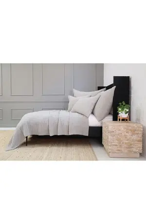 POM POM AT HOME Vancouver Cotton Gauze Coverlet - Grey