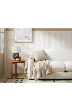 PARACHUTE Cloud Organic Cotton & Linen Gauze Throw Blanket - Bone