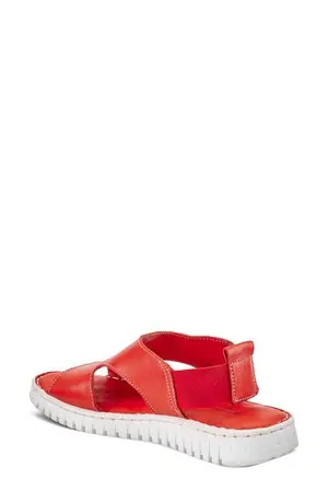 SPRING STEP SHOES Abadessa Slingback Sandal - Red