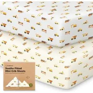 KEABABIES Soothe Fitted Mini Crib Sheet Construction