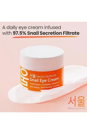 SEOUL CEUTICALS Korean Skincare Snail Eye Cream - Clear