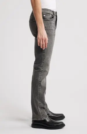 FRAME Jetset Modern Straight Leg Jeans - Silent