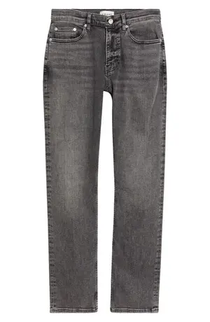 FRAME Jetset Modern Straight Leg Jeans - Silent