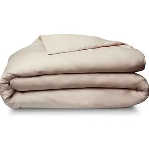 SIJO 400 Thread Count Crispcool Organic Cotton Percale Duvet Cover - Fog