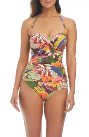 BLEU BY ROD BEATTIE Draped Tankini Top