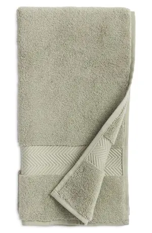 Nordstrom Organic Hydrocotton Hand Towel Green Halo