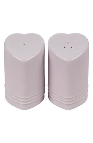LE CREUSET Heart Salt & Pepper Shaker Set - Shallot