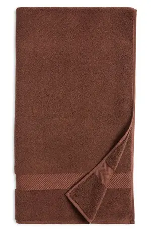 Nordstrom Organic Hydrocotton Bath Towel Brown Bitter
