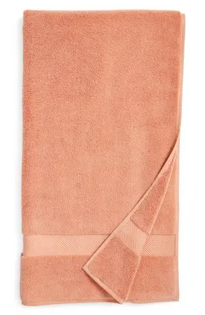 Nordstrom Organic Hydrocotton Bath Towel Tan Cork