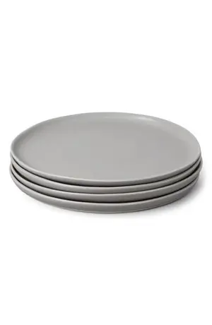FABLE The Salad Set Of 4 Plates - Dove Grey