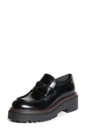 Prada Platform Loafer - Nero