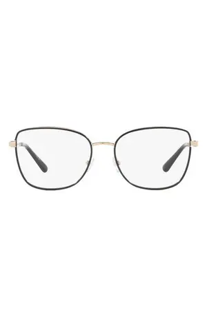 Michael Kors Michael Kors Empire 54mm Square Eyeglasses Light Gold
