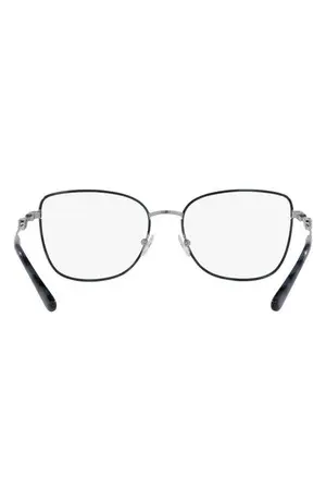 Michael Kors Empire 54mm Square Eyeglasses - Silver