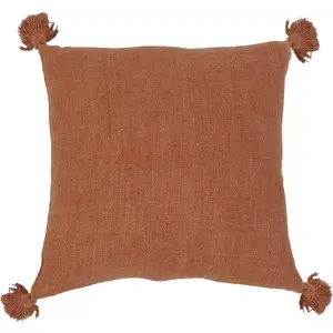 POM POM AT HOME Montauk Tassel Accent Pillow - Terra Cotta