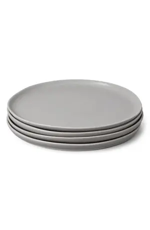 FABLE The Dinner Set Of 4 Plates - Dove Grey