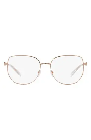 Michael Kors Belleville Square Eyeglasses - Rose Gold