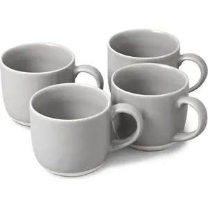 FABLE The Mugs Set Of 4 Mugs - Dove Grey
