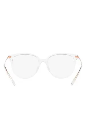 Michael Kors Westport 54mm Round Eyeglasses - Clear
