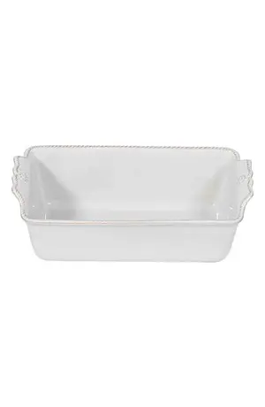 JULISKA Berry & Thread Ceramic Loaf Pan - Whitewash