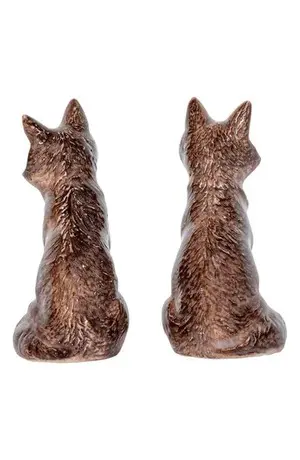 JULISKA Clever Creatures Fox Salt & Pepper Shaker Set