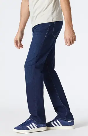 MAVI Matt Relaxed Straight Fit Jeans - Deep Brushed