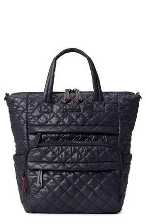 Mz Wallace Small Metro Quilted Nylon Utility Backpack